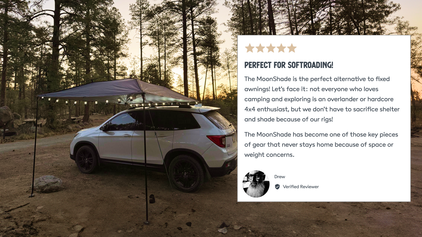 MoonShade Portable Awning – Vanlife Outfitters